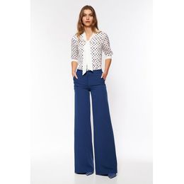 Nife Marlenehose in Blau - 74% | Gr&ouml;&szlig;e 42 | Damenhosen