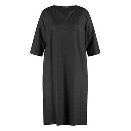 SAMOON Kleid in Schwarz - 80% | Gr&ouml;&szlig;e 46 | Damen-kleider