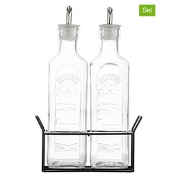 Kilner 2tlg. Set: Essig- & &Ouml;lspender in Transparent - 2x 600 ml - 15% | Damen-outdoor-ausruestung