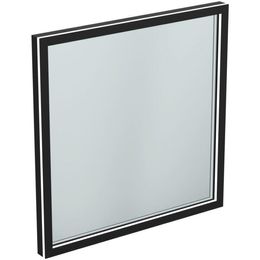 Ideal Standard Conca Spiegel T3965BH 60x3,8x60 cm, eckig, mit Beleuchtung, neutral, Rahmen schwarz