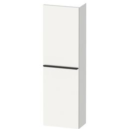 Duravit D-Neo Halbhochschrank DE011801818 40x24x132cm, 1 T&uuml;re, 4 Glasfachb&ouml;den, Wei&szlig; Matt