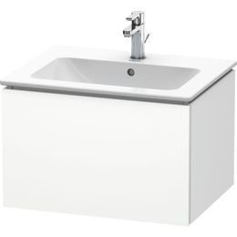 Duravit L-Cube Waschtischunterbau LC614001818 wei&szlig; matt, 62x40x48,1cm, 1 Auszug, wandh&auml;ngend