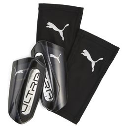 Fu&szlig;ball Schienbeinschoner Puma "ULTRA FLEX SLEEVE", Damen, Gr. L, schwarz (Puma schwarz, Puma silber), Protektoren