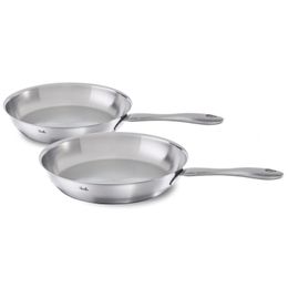 Pfannen-Set Fissler "Catania", silberfarben, &Oslash;:28cm, Pfannen, Backofen- und Sp&uuml;lmaschinengeeignet, Inuktion