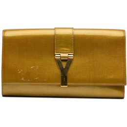 SAINT LAURENT Clutches - Patent Chyc Ligne Clutch - Gr. unisize - in Gold - f&uuml;r Damen