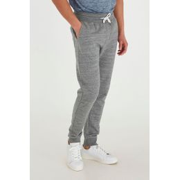 Jogginghose Blend "BHHenny", Herren, Gr. L, US-Gr&ouml;&szlig;en, pewter mix, Sweatware, 60% Baumwolle, 40% Polyester, regular fit lang, Hosen Jogginghose, Sweatpants mit Gummi-Patch