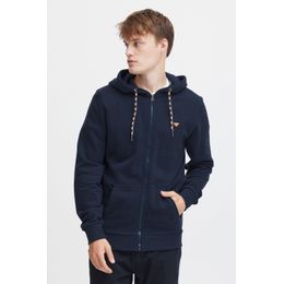 Blend Herren Kapuzenpullover "BHLobal"marineblaus, Gr. S, unifarben, Sweatware, 100% Baumwolle, Pullover, Gem&uuml;tliche Sweatjacke mit Kapuze