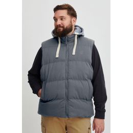 Kurzweste Blend "BHJens Big & Tall", Herren, Gr. 5XL, india ink, 80% Polyester, 20% Baumwolle, regular fit normal, Westen, Stilvolle Steppweste