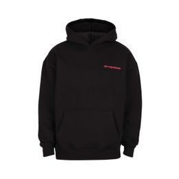 Kapuzensweatshirt DROPSIZE "Dropsize GRIND HOODIE", Herren, Gr. S, schwarz, 70% Baumwolle, 30% Polyester, bedruckt, Sweatshirts