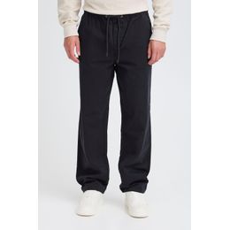 Chinohose Blend "BHMILES Wovenpant", Herren, Gr. M, Länge 34, schwarz, Twill, 100% Baumwolle, unifarben, Basic, weit normal, Hosen Chinohose, Stilvolle Stoffhose mit Taschen