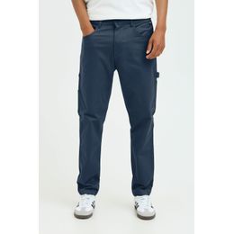 Cargohose Blend "BHPants", Herren, Gr. 36, L&auml;nge 32, marineblaus, Web, 97% Baumwolle, 3% Elasthan, unifarben, Basic, relaxed fit normal, Hosen Cargohose, L&auml;ssige Cargohose mit Taschen