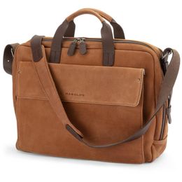 Harold’s Lederwaren Notebook-Tasche, Cognac