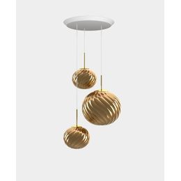 Tom Dixon Whirl Pendant System Trio Round Gold