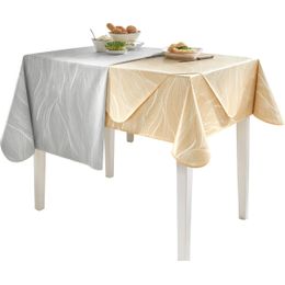 unisex Tischdecke grau, Gr&ouml;&szlig;e 80x80 cm - Mitteldecke