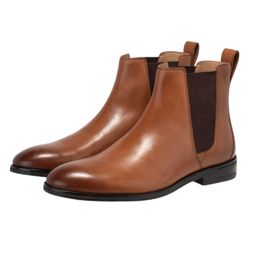 JOOP! JOOP Herren Stiefel "pero 1.0 kleitos chelsea boot mce", Gr. 42cognac, Rindsleder, Schuhe