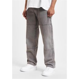 Bequeme Jeans DEF "DEF DEF Matty Loose Fit Denim", Herren, Gr. 30, Normalgrößen, light grau, 100% Baumwolle, unifarben, Jeans