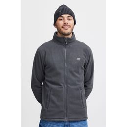 Cardigan Blend "BHFlinne", Herren, Gr. XL, iron gate, Fleece, 100% Polyester, unifarben, regular fit, gerader Abschluss, Strickjacken, Gem&uuml;tliche Fleecejacke