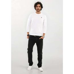 Herren Comfort-fit-Jeans "A.Salvarini Designer Herren Jeans Hose Basic Jeanshose"as392, schwarz, Gr. 31, Alessandro Salvarini, 98% Baumwolle, 2%