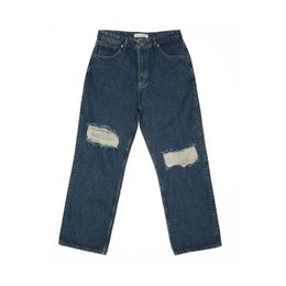 Bequeme Jeans 2Y STUDIOS "2Y Studios 2Y Anduin Ripped Baggy Jeans", Herren, Gr. 28, Normalgr&ouml;&szlig;en, raw sand, 100% Baumwolle, unifarben, Jeans