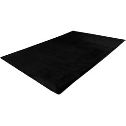 Fellteppich Obsession "My Cha Cha 535", schwarz, B:120cm H:18mm L:170cm, Kunstfaser, Teppiche, Fellteppich, Kunstfell, Uni Farben, besonders weich - ein echter Kuschelteppich