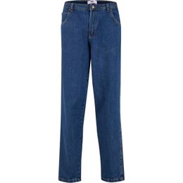 Bequeme Jeans DEF "DEF Herren DEF Tapered Loose Fit Denim", Herren, Gr. 31, Normalgrößen, midblau washed, 100% Baumwolle, unifarben, Jeans
