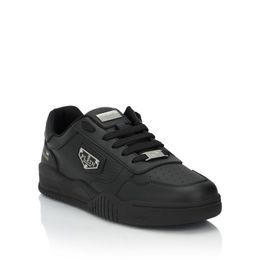 Sneaker Philipp Plein "Street", Damen, Gr. 39, Normalschaft, 0202, schwarz, schwarz, Schuhe Sneaker