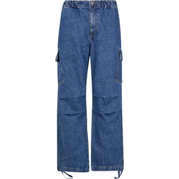 2Y STUDIOS Herren Bequeme Jeans "2Y Studios Alan Cargo Jeans"midblau, Gr. 36, unifarben, 100% Baumwolle, Jeans