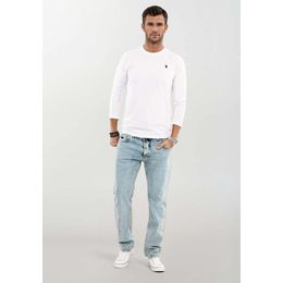 Comfort-fit-Jeans Alessandro Salvarini "A.Salvarini Designer Herren Jeans Hose Basic Jeanshose", Herren, Gr. W29 L30, Länge 30, as391, hellblau, 98% Baumwolle, 2% Elasthan, klassisch, Jeans