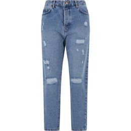 2Y STUDIOS Herren Bequeme Jeans "2Y Studios Herren 2Y Destroyed Relax Denim"blau, Gr. 32, unifarben, 100% Baumwolle, Jeans
