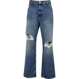 Bequeme Jeans 2Y STUDIOS "2Y Studios 2Y Anduin Ripped Baggy Jeans", Herren, Gr. 31, Normalgrößen, blau, 100% Baumwolle, unifarben, Jeans