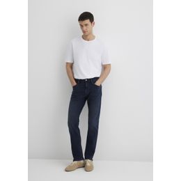 Gerade Jeans Mavi "MARTIN", Herren, Gr. 30, L&auml;nge 30, schwarz foggy ink comfort, 99% Baumwolle, 1% Elasthan, gerade normal, Jeans, Straight Jeans