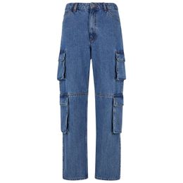 Bequeme Jeans 2Y STUDIOS "2Y Studios 2Y Aidan Cargo Baggy Jeans", Herren, Gr. 36, Normalgr&ouml;&szlig;en, blau, 100% Baumwolle, unifarben, normal, Jeans