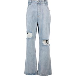 Bequeme Jeans 2Y STUDIOS "2Y Studios 2Y Anduin Ripped Baggy Jeans", Herren, Gr. 34, Normalgr&ouml;&szlig;en, lightblau, 100% Baumwolle, unifarben, Jeans