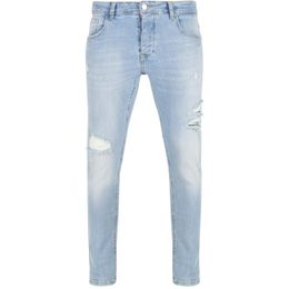 Bequeme Jeans 2Y STUDIOS "2Y Studios Herren 2Y Skinny Fit Jeans", Herren, Gr. 31, Normalgrößen, blau, 97% Baumwolle, 3% Elasthan, unifarben, Jeans