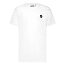 T-Shirt Philipp Plein "T-Shirt", Jungen, Gr. 4XL, 01, weiß, Obermaterial: 100% Baumwolle, Shirts