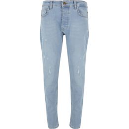 Bequeme Jeans 2Y STUDIOS "2Y Studios Herren 2Y Tapered Fit Jeans", Herren, Gr. 30, Normalgrößen, blau, 97% Baumwolle, 3% Elasthan, unifarben, Jeans