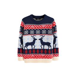 next Pullover Jungen Gr&ouml;&szlig;e 92 navy / hellblau / rot / wei&szlig;
