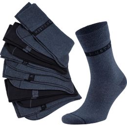 Mustang Herren Herren-Socken blau-sortiert Gr&ouml;&szlig;e 43-46