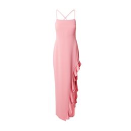 Vera Mont Abendkleid mit Volant Damen Gr&ouml;&szlig;e 44 ros&eacute; Winterkleid