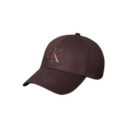 Calvin Klein Cap Damen Gr&ouml;&szlig;e 55/60 braun / dunkelbraun / rot