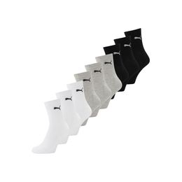 Puma Socken M&auml;dchen Gr&ouml;&szlig;e 31/34 graumeliert / schwarz / wei&szlig;