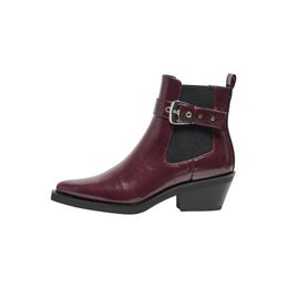 Only Chelsea Boots 'ONLAmie-1' Damen Gr&ouml;&szlig;e 41 weinrot / schwarz Winterschuhe