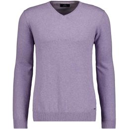 V-Ausschnitt-Pullover Ragman, Herren, Gr. 52, flieder, 498, 95% Baumwolle 5% Cashmere, V-Ausschnitt, Pullover