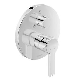 Duravit B.2 Wannenarmatur B25210018010 chrom, mit Umstellventil, Sicherungskombination