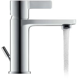 Duravit D-Neo Waschtischarmatur DE1011001010 mit Zugstangen-Ablaufgarnitur, Ausladung 94mm, chrom
