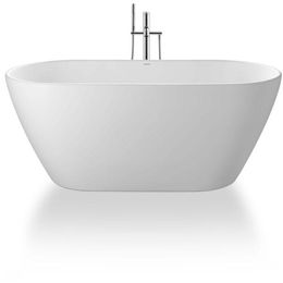 Duravit D-Neo Badewanne 700486000000000 160 x 75 x 45 cm, freistehend, ohne Überlauf, 2 Rückenschrägen, weiß