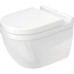 Duravit Starck 3 Wand Tiefsp&uuml;l WC 25270900001 wondergliss, 54 cm Ausladung, Rimless, wei&szlig;