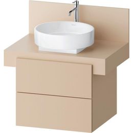 Duravit Balcoon Waschtisch-Unterschrank BA50120JEIE0000 wandh&auml;ngend, 60 x 57 x 53,4 cm, Sandbeige strukturiert, 2 Schubk&auml;sten