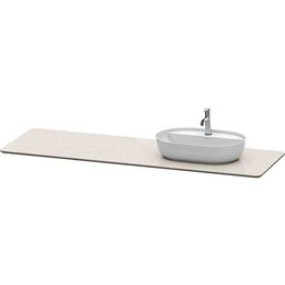 Duravit Luv Waschtisch-Konsole LU9468R2525 178,3x59,5cm, rechts, Sand Struktur, aus Quarzstein, 1 Ausschnitt