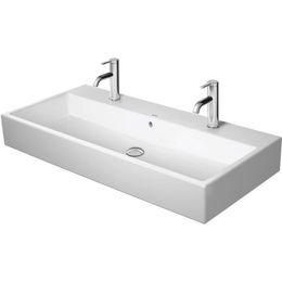 Duravit Vero Air Waschtisch 2350100026 wei&szlig;, 100x47cm, 2 Hahnl&ouml;cher, geschliffen